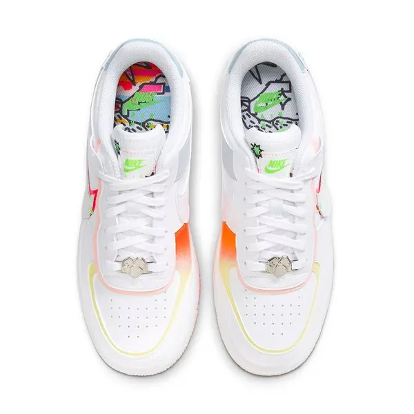 Nike Force 1 Shadow 'ghost Swoosh' Sneakers