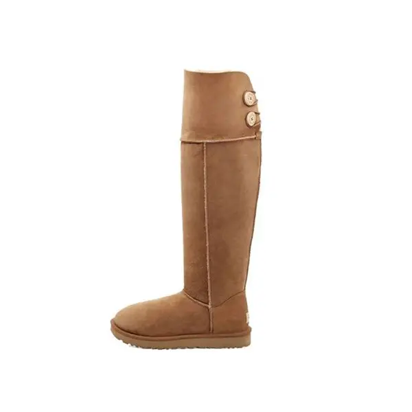 UGG Over The Knee Bailey Button Boots - Chestnut