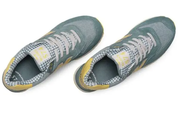 NEW BALANCE 574 "picnic Pack" Sneakers - Chambray/light Yellow