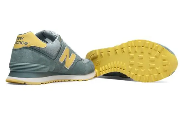 NEW BALANCE 574 "picnic Pack" Sneakers - Chambray/light Yellow