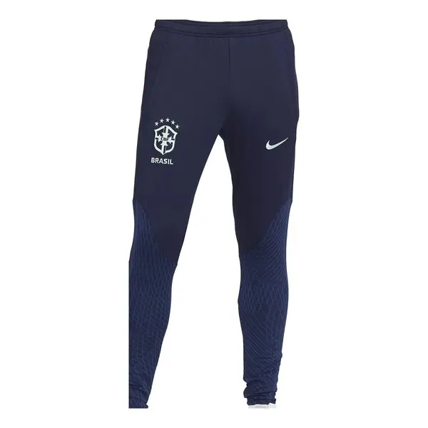 Nike Brazil Dri-fit Football Pants - Navy/white