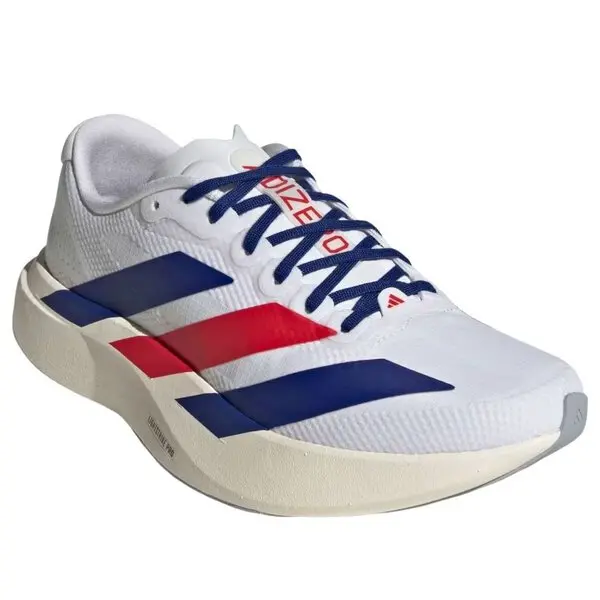 Adidas Adizero Evo Sl Woven Sneakers - Cloud White/mystery Ink/pure Ruby