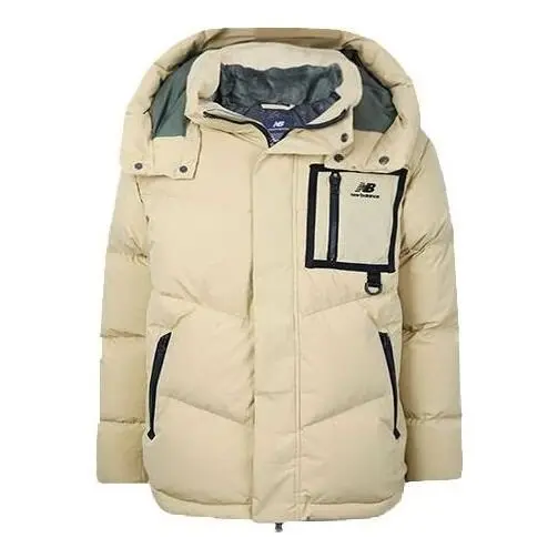 NEW BALANCE Windproof Winter Down Jacket Asia Sizing - Cream White