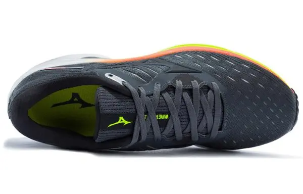 Mizuno Wave Rider 24 Running Shoes - Black/orange