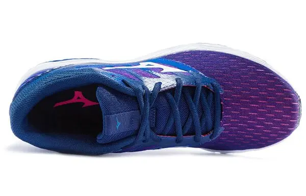 Mizuno Athletic Lace-up Sneakers - Blue/red