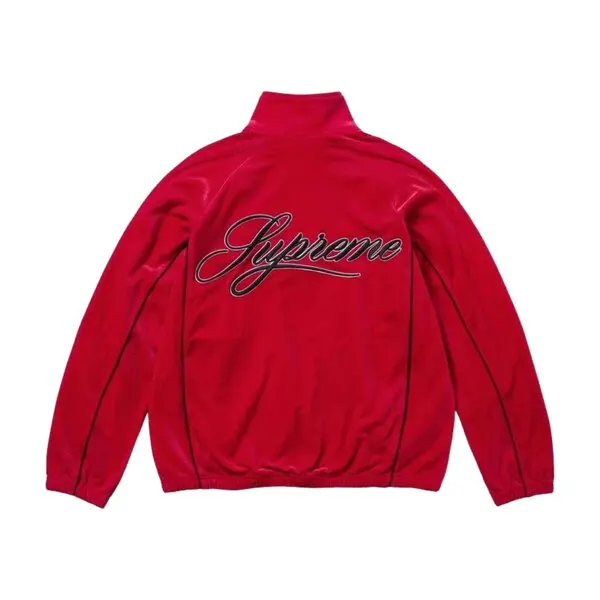 Supreme Ss26 Velour Mesh Track Jacket