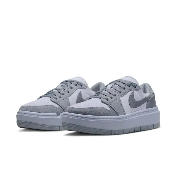 JORDAN 1 Elevate Low "stealth" Suede Sneakers - Gray