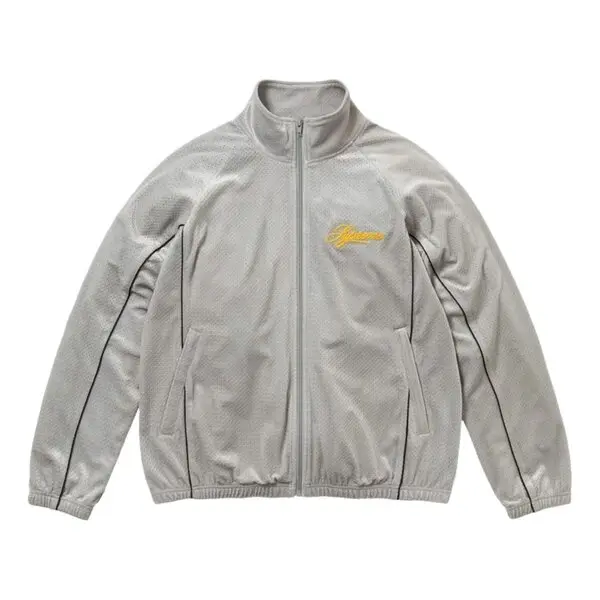 Supreme Velour Mesh Track Jacket - Silver
