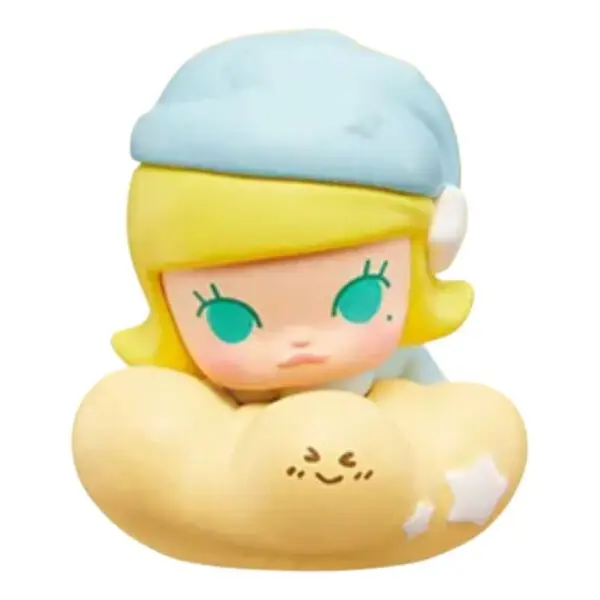 POP MART Pop Bean Goodnight, Night Sky Series Figure 'molly Lie On Star Cluster - Multi-color