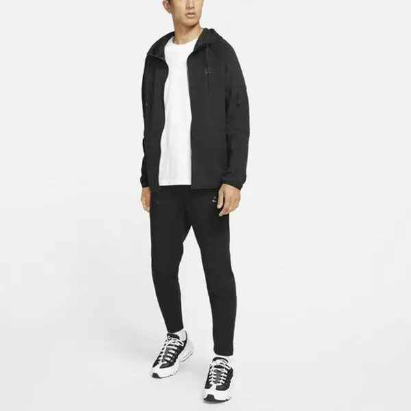 Nike Tech-pack Logo Knit Hooded Jacket