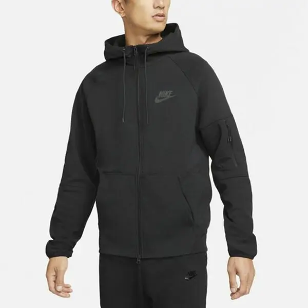 Nike Tech-pack Logo Knit Hooded Jacket