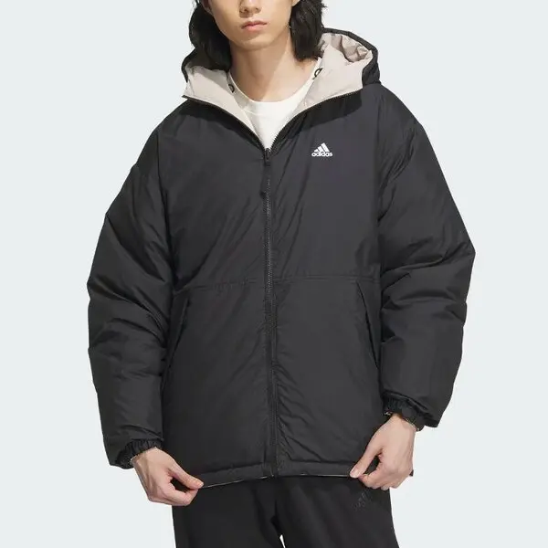 Adidas Reversible Down Jacket - White/black