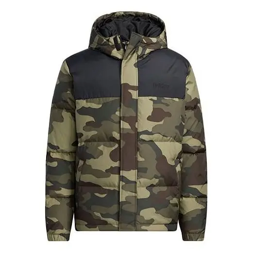 Adidas Camouflage Down Puffer Jacket - Default Color