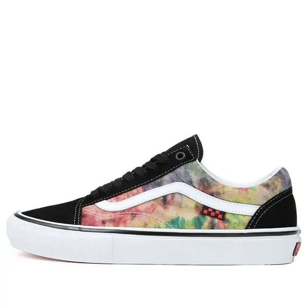 VANS Skate Old Skool Tie Dye Sneakers - Black/blue/pink