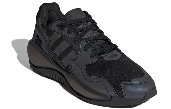 Adidas Zx Alkyne Lace Up Sneakers - Black