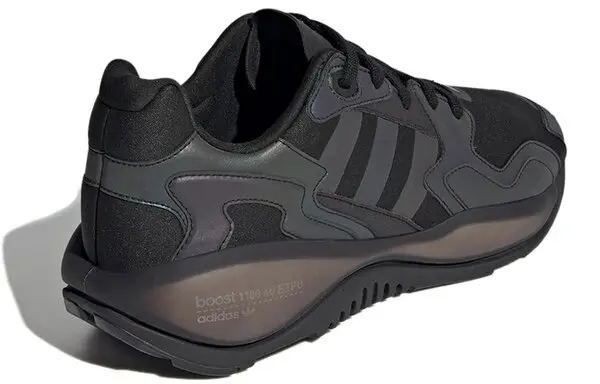 Adidas Zx Alkyne Lace Up Sneakers - Black
