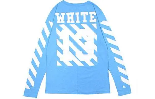 Off-White C/o 13 Alphabet Stripe Long Sleeve T-shirt