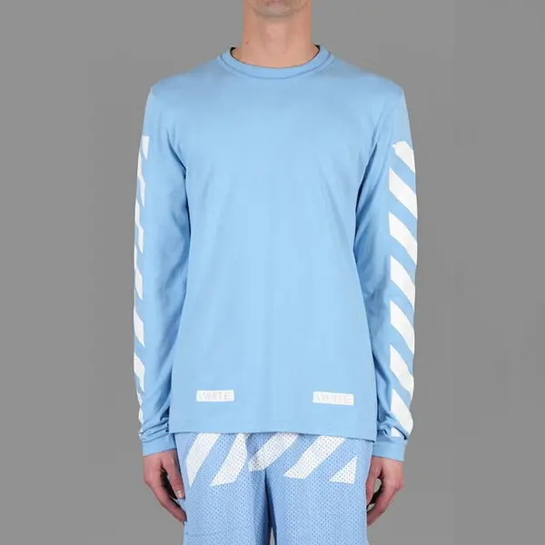 Off-White C/o 13 Alphabet Stripe Long Sleeve T-shirt