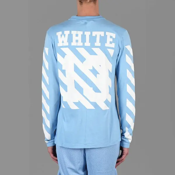 Off-White C/o 13 Alphabet Stripe Long Sleeve T-shirt