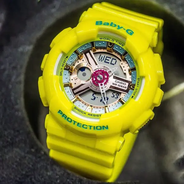 Casio Baby-g Water Resistant Watch - Yellow