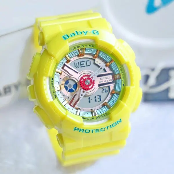 Casio Baby-g Water Resistant Watch - Yellow