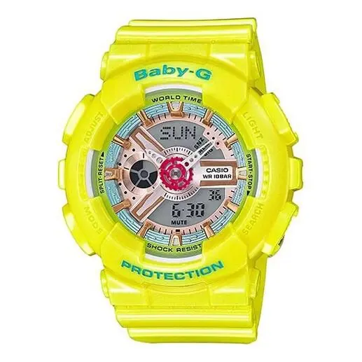 Casio Baby-g Water Resistant Watch - Yellow