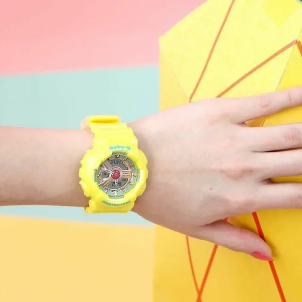 Casio Baby-g Water Resistant Watch - Yellow