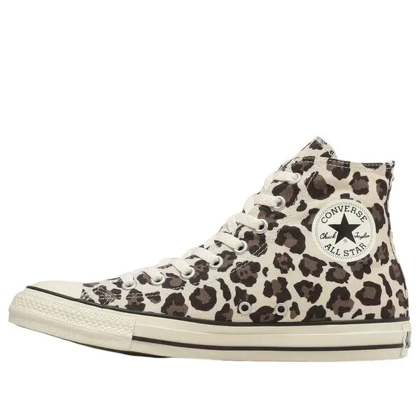 CONVERSE Chuck Taylor All Star Ld Hi Leopard Print High Top Sneakers - Beige