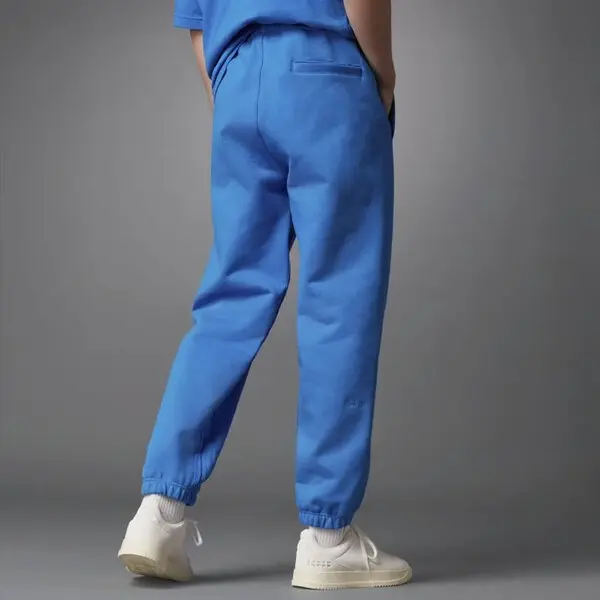 Adidas Originals Version Series Solid Color Elastic Waistband Loose Sports Pants - Blue
