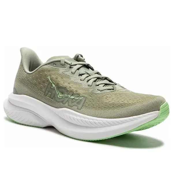 Hoka One One Mach 6 Athletic Sneakers - Forest/lichen