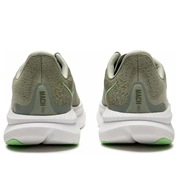 Hoka One One Mach 6 Athletic Sneakers - Forest/lichen