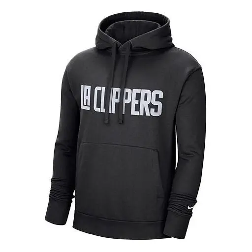 Nike Los Angeles Clippers Hooded Pullover Fleece - Black