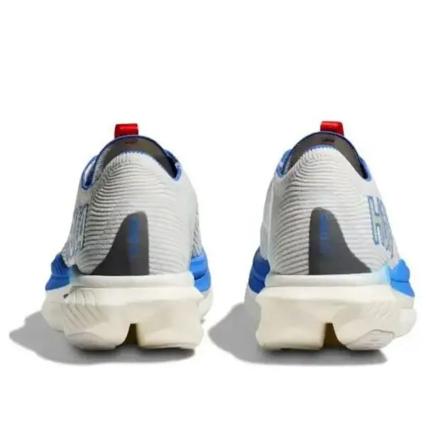 Hoka One One Cielo X1 Performance Running Shoes - White/blue