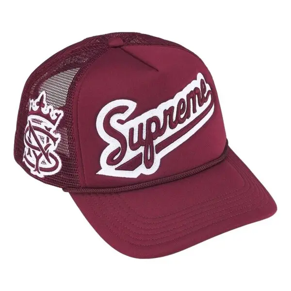 Supreme University Mesh Back 5-panel Cap - Cardinal