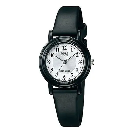 Casio Quartz Water Resistant Analog Watch With Stainless Steel Strap - Black
