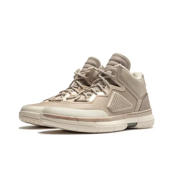 LI-NING Way Of Wade 1 Hall Of Fame 2023 Premium Leather "this Is My House" Sneakers - Beige/cream