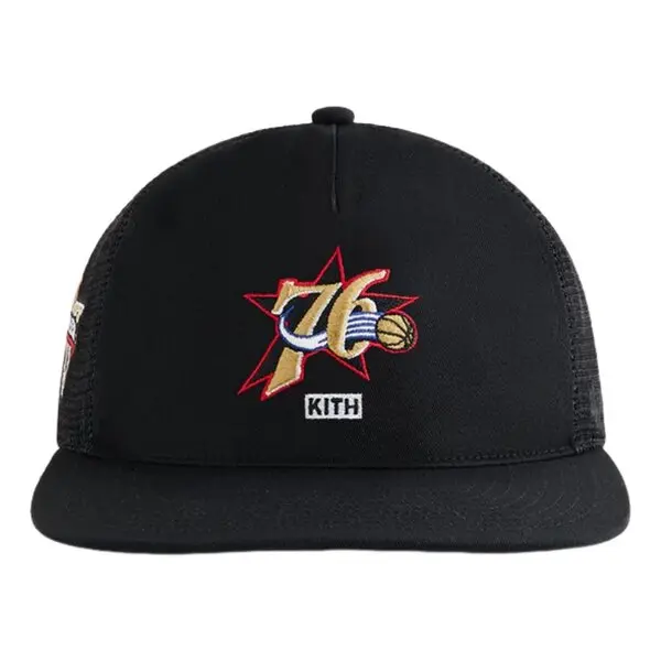 Kith Philadelphia 76ers Trucker Hat - Black