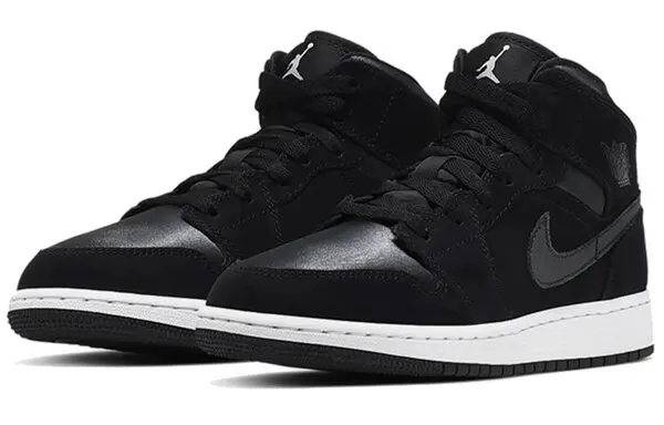 JORDAN 1 Mid Se Sneakers - Grey/black