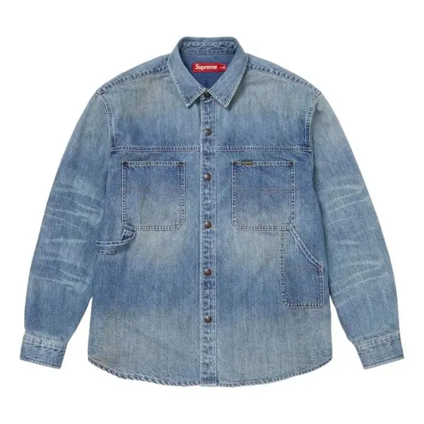 Supreme Ss26 Worn Snap Painter Shirt