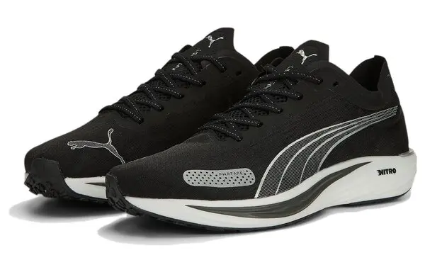 PUMA Liberate Nitro 2 Athletic Sneakers - Black/silver