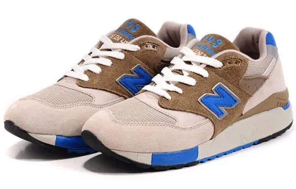 NEW BALANCE J Crew 998 "pebble" Low Top Sneakers