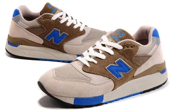NEW BALANCE J Crew 998 "pebble" Low Top Sneakers