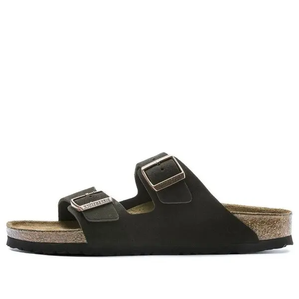 BIRKENSTOCK Arizona Soft Footbed Suede Leather Sandals - Mocha