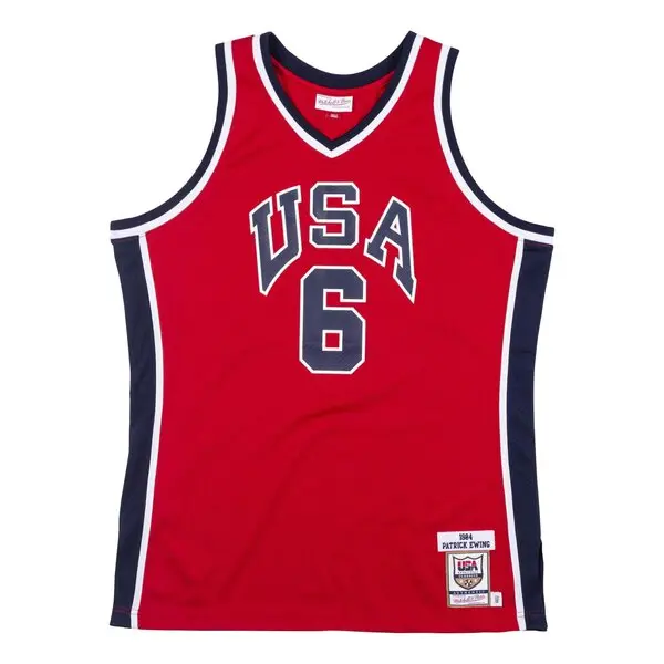 Mitchell & Ness Team Usa 1984 Patrick Ewing Basketball Jersey - Red