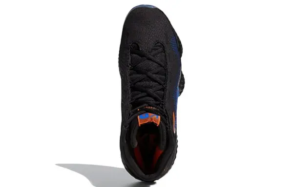 Adidas Pro Bounce 2018 High Top Sneakers - Black/orange/blue