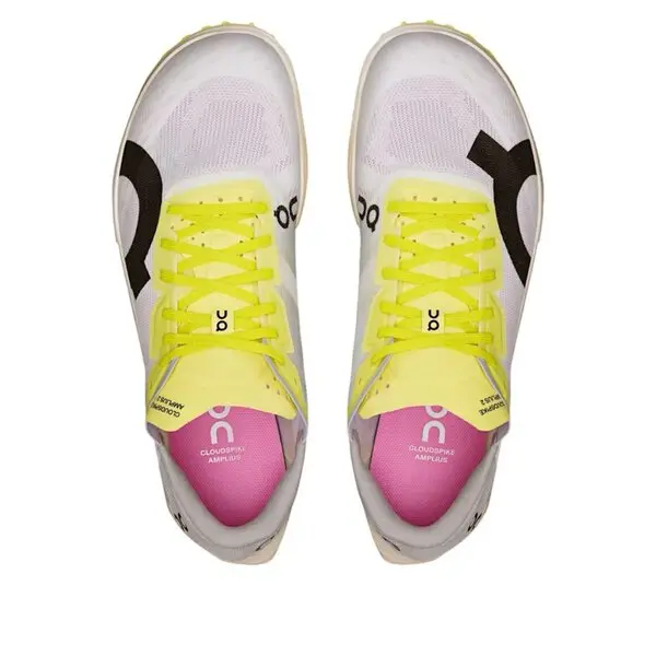 On Cloudspike Amplius 2 Athletic Sneakers - White/raspberry