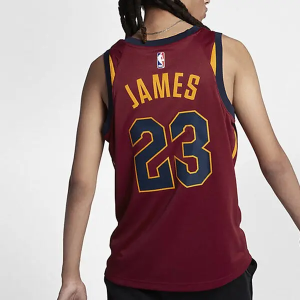 Nike Cleveland Cavaliers Lebron James #23 Icon Edition Jersey - Red