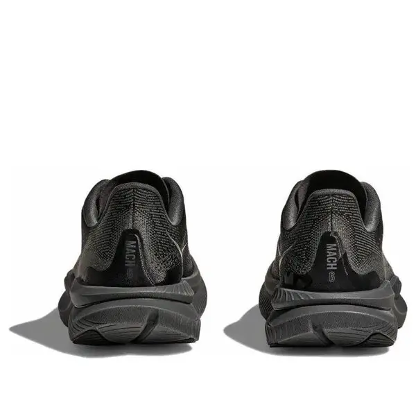 Hoka One One Mach 6 Athletic Sneakers - Black