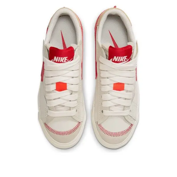 Nike Blazer Low '77 Jumbo Sneakers - Sail/red