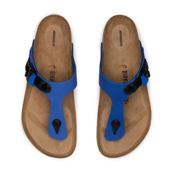 BIRKENSTOCK X Ader Error Gizeh Tech Sandals - Blue